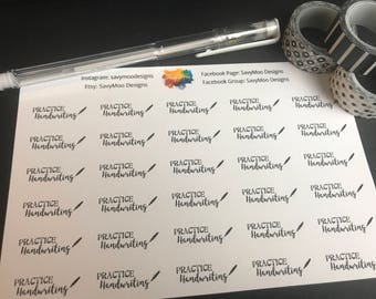 Handwriting practice | Etsy