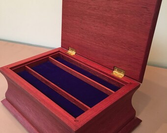 Wood jewelry box | Etsy