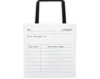 Library Card Template Digital File