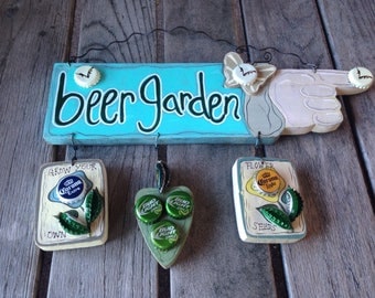 Beer garden sign | Etsy