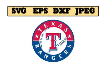 Texas rangers svg | Etsy