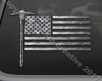 Coal miner decal | Etsy