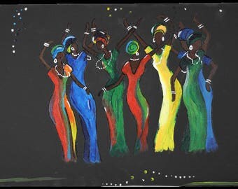 African dance art | Etsy