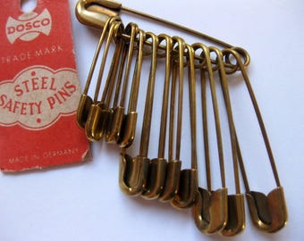 Vintage safety pins | Etsy