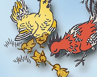 Chicken transfer | Etsy