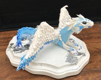 Polymer clay dragon | Etsy