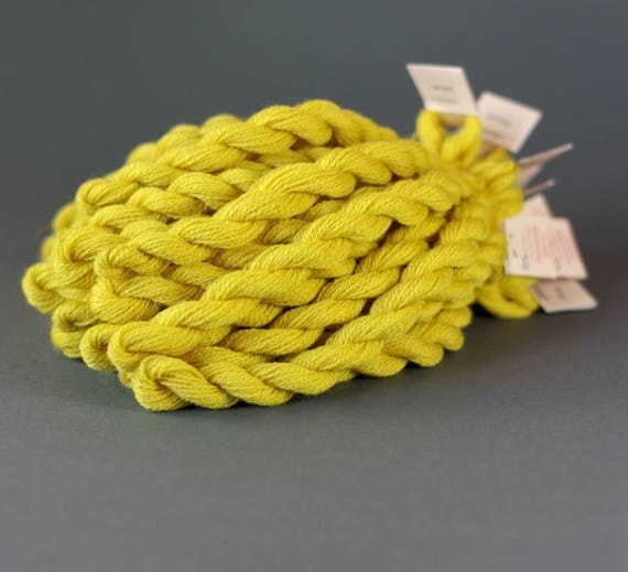 Items similar to Hand-dyed embroidery yarn, natural dyes, merino wool ...