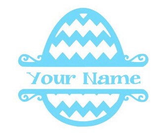 Easter egg decal | Etsy