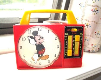 Mickey mouse clock | Etsy