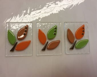 Leaf stained glass | Etsy