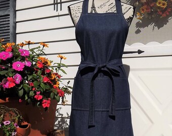 Denim apron | Etsy