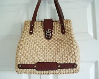 Woven basket purse | Etsy