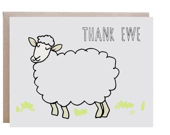 Thank ewe | Etsy