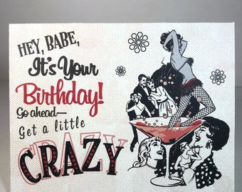 Rock n roll card | Etsy