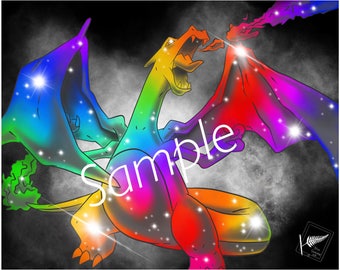 Charizard art | Etsy