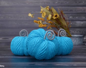 Turquoise pumpkin | Etsy