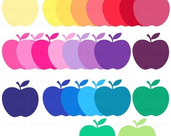 Apple clip art | Etsy