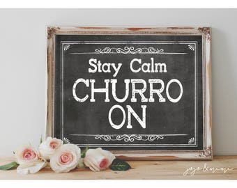 Churros sign | Etsy