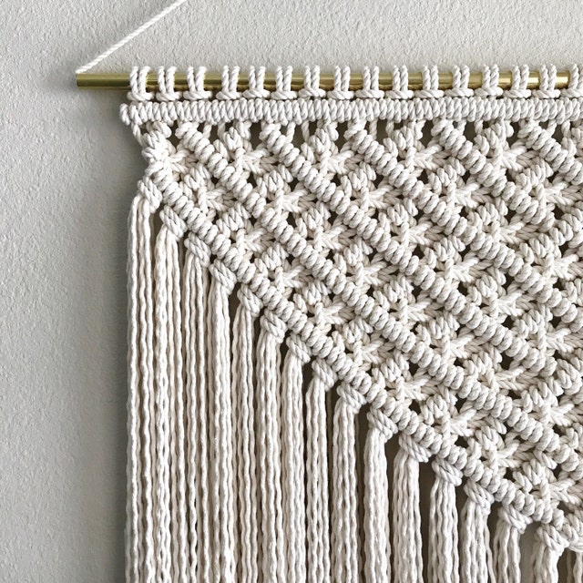 Macrame/DIY/Textiles/Tapestry/Craft/Weaving by ReformFibers