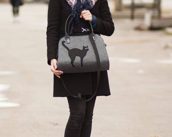 Cat handbag | Etsy