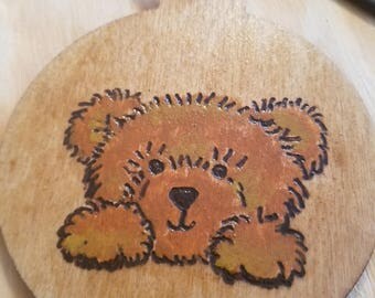 Bear wood burning | Etsy