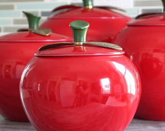 Apple canister | Etsy