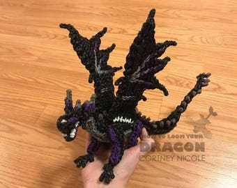 Rubber band dragon | Etsy