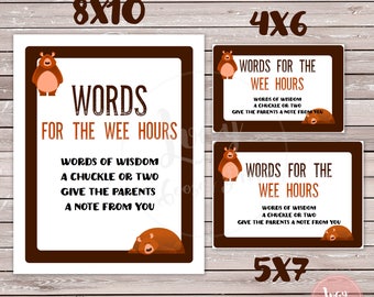 Words for wee hours | Etsy