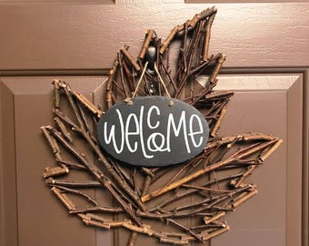 Slate welcome sign | Etsy