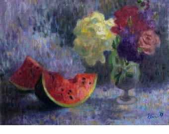 Pointillism art | Etsy