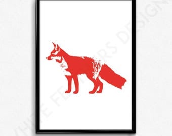 Fox design | Etsy