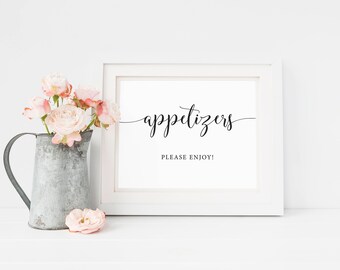 Appetizer sign | Etsy