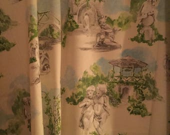 Cherub fabric | Etsy