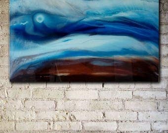 Resin painting | Etsy