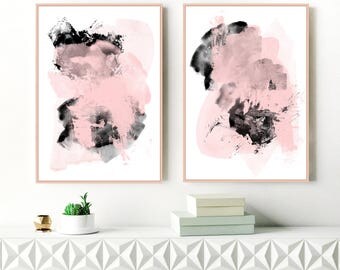 Pink painting | Etsy