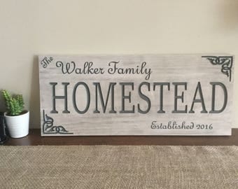 Homestead signs | Etsy