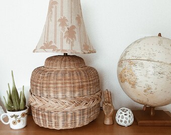 Wicker lamp shade | Etsy