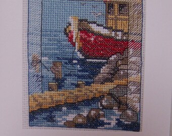 Fishing cross stitch | Etsy