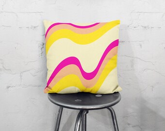 Throw pillow pink | Etsy