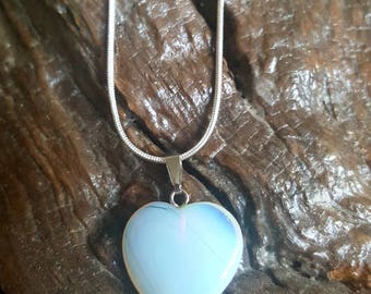Moonstone heart | Etsy