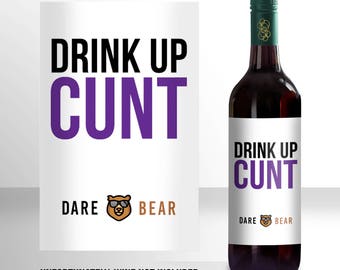 Funny wine labels | Etsy