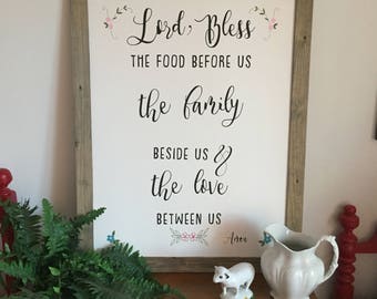 Dinner prayer | Etsy