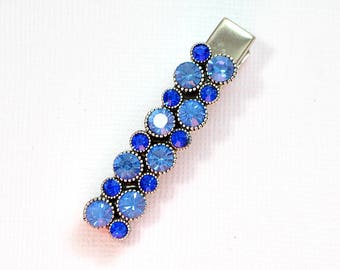 Blue hair clip | Etsy