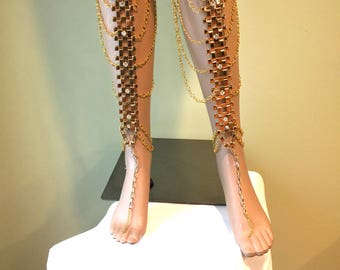 Leg jewelry | Etsy