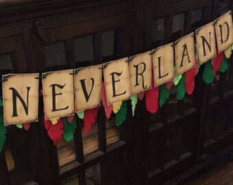 Neverland banner | Etsy