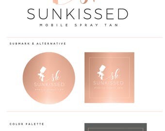 Spray tan logo | Etsy