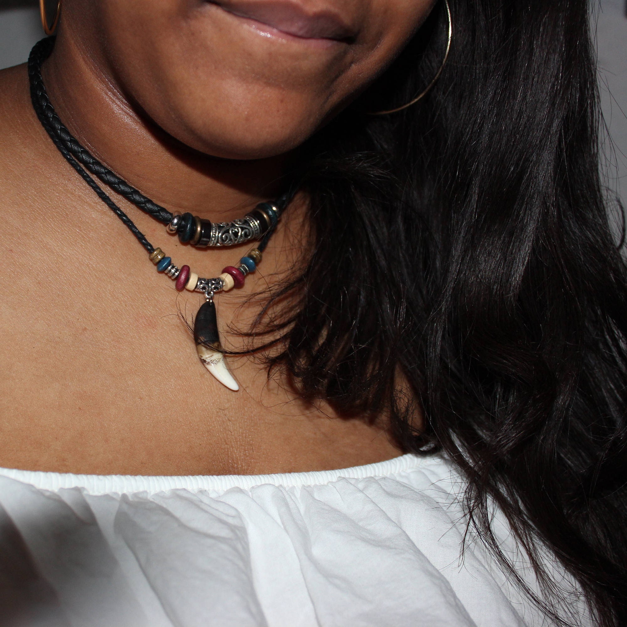 Large Wolf Tooth Necklace Wolf Teeth Necklace Wolf Necklace Wolf Tooth ...