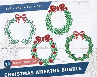 Wreath svg | Etsy