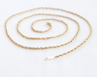 Spiral rope chain | Etsy