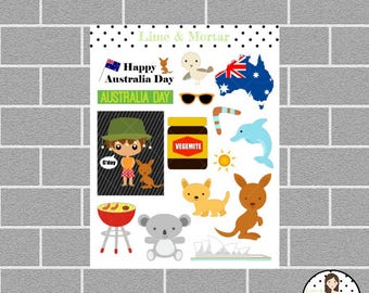 Australia phot booth props perfect for the party down under